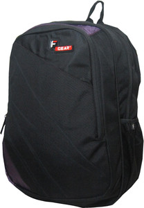 F Gear Akon 25 L Free Size Laptop Backpack Black & Purple - Price in ...
