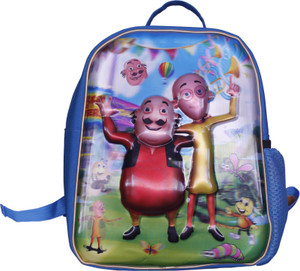Kidzbash School bag-Motu Patlu in 3D 5 L Backpack Blue - Price in India ...
