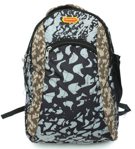 DUCKBACK hs130blkgreenprint 5 L Laptop Backpack Black - Price in India ...