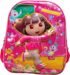 World Craft 3D Dora the Explorer Mesh 12 L Laptop Backpack Pink - Price ...