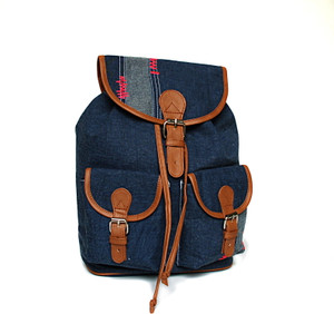 Flipkart.com | Shaun Design Denim Patchwork Backpack - Backpack