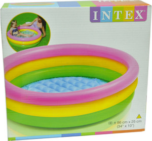 INTEX Water Tub Inflatable Pool 3 ft Diameter Baby Bath Seat Price in ...