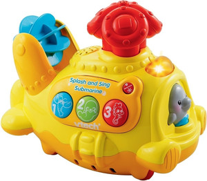 VTECH Splash and Sing Submarine - Dolphin, Seal Bath Toy - Splash and ...