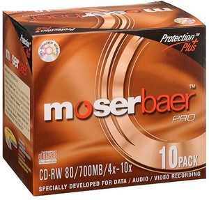 moserbaer CD Rewritable Jewel Case 700 MB - moserbaer : Flipkart.com