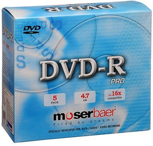 moserbaer DVD Recordable Jewel Case 4.7 GB - moserbaer : Flipkart.com