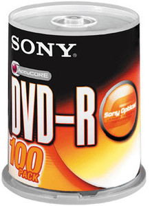 Sony DVD-R 100 Pack Spindle - SONY : Flipkart.com