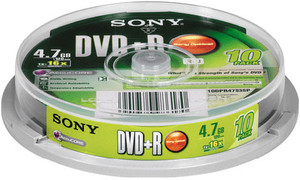 Sony DVD 10 Pack Spindle - SONY : Flipkart.com