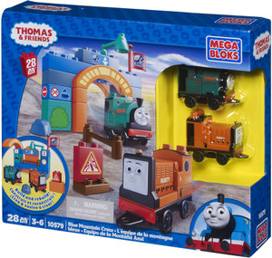 Mega Bloks Thomas & Friends Blue Mountain Crew Playset (28 Pcs ...