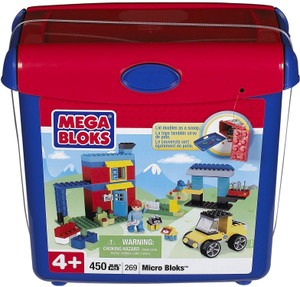 Mega Bloks Scoop N Build Micro Bucket Classic - Scoop N Build Micro ...