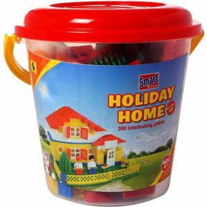 Peacock Smart Blocks Holiday Home Bucket - Smart Blocks Holiday Home ...