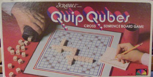 Scrabble Quip Qubes Cross Sentence Party & Fun Board Game - Quip Qubes ...