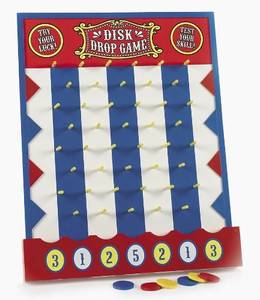 FUN EXPRESS Wooden Disk Drop Board Game Accessories - Wooden Disk Drop ...