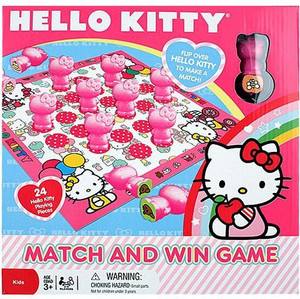 Sanrio Hello Kitty Match And Win 24 Pieces Money & Assets Board Game ...