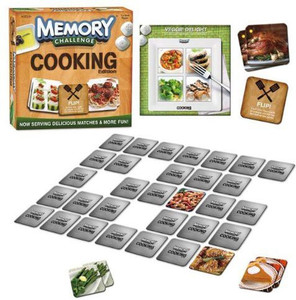 USAopoly Memory Challenge Cooking Edition Party & Fun Board Game ...