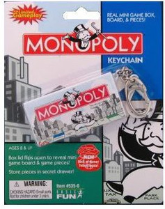 Monopoly Hasbro Game Keychain Money & Assets Board Game - Hasbro Game ...