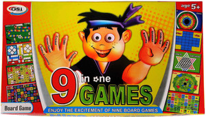 GSI 9 in 1 Laminated Party & Fun Board Game - 9 in 1 Laminated . shop ...