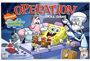 Hasbro Operation Spongebob Edition Educational Board Games - Operation ...