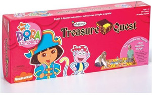 Colorforms Dora The Explorer Treasure Quest Party & Fun Board Game ...