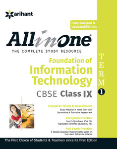 CBSE All-In-One Foundation of Information Technology Class 9th Term-1 ...