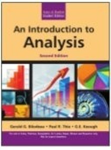 An Introduction to Analysis 2 Edition: Buy An Introduction to Analysis ...