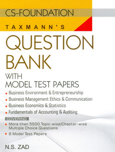 Question Bank with Model Test Papers: CS Foundation: Buy Question Bank ...