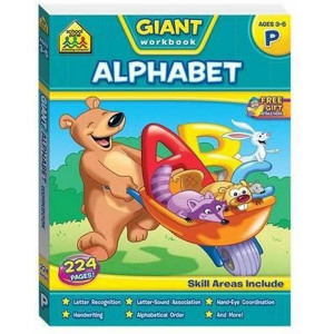 School Zone Giant Alphabet Workbook: Buy School Zone Giant Alphabet ...
