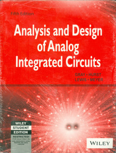 Analysis and Design of Analog Integrated Circuits: Buy Analysis and ...