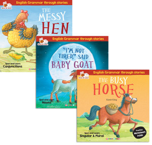 THE MESSY HEN+"I'M NOT TIRED,"SAID BABY GOAT+THE BUSY HORSE (English ...