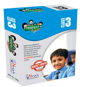Perfect Genius Class 3 for Olympiads, Maths, Evs, Logic, English: Buy ...