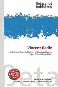 Vincent Badie: Buy Vincent Badie by unknown at Low Price in India ...