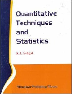 Quantitative Techniques And Statistics 1st Edition: Buy Quantitative ...