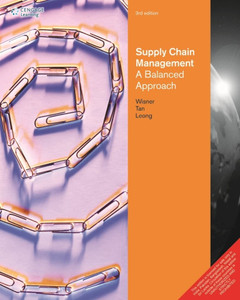 Supply Chain Management a Balanced Approach - A Balanced Approach 3rd ...