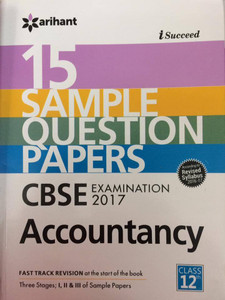 CBSE 15 Sample Question Paper - Accountancy for Class 12: Buy CBSE 15 ...