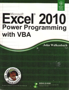 Microsoft Excel 2010 Power Programming with Vba (with CD): Buy ...