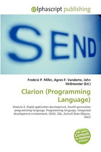 Clarion (Programming Language): Buy Clarion (Programming Language) by ...