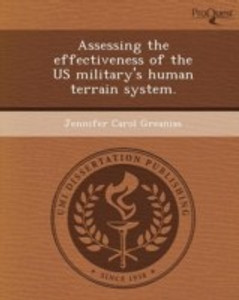 Assessing the Effectiveness of the Us Military's Human Terrain System ...
