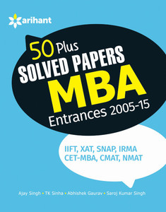 50 + MBA Solved Papers Entrances (Old Edition): Buy 50 + MBA Solved ...