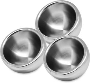 Cuisinier Stainless Steel Decorative Bowl Toffee Bowl Price in India ...