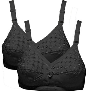 JULIET Nari-36C Women Full Coverage Bra - Buy Black JULIET Nari-36C ...