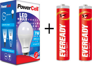 Power Cell 7 W Basic Standard B22 LED Bulb Price in India - Buy Power ...