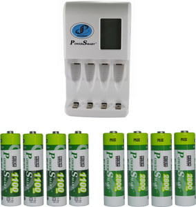 Power Smart Fast Charging Unit PS327 Combo With 2 Set 2800mahx4 AA And ...