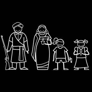 The Indian Family Sticker Family for Price in India - Buy The Indian ...