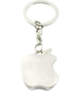 true traders True Traders silver metal apple keychain Key Chain - Buy ...