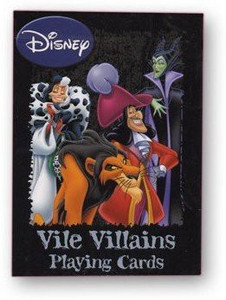 DISNEY Vile Villains Playing Cards - Vile Villains Playing Cards . shop ...
