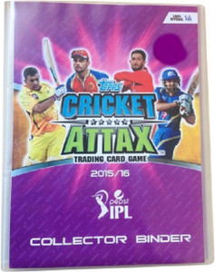 Topps Cricket Attax Album Big Size - Cricket Attax Album Big Size ...
