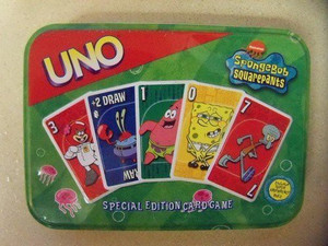 NICKELODEON Spongebob Squarepants Uno Special Edition In Deluxe ...