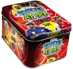 Topps IPL 2012 Cricket Attax Tin Box - IPL 2012 Cricket Attax Tin Box ...