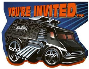 HOT WHEELS High Speed Invitations Invitation Card Price in India - Buy ...