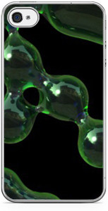 Magic Cases Back Cover for iPhone 4s Design of shape 3d glass spiral ...