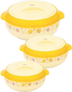 PRINCEWARE Galaxy Pack of 3 Thermoware Casserole Set Price in India ...